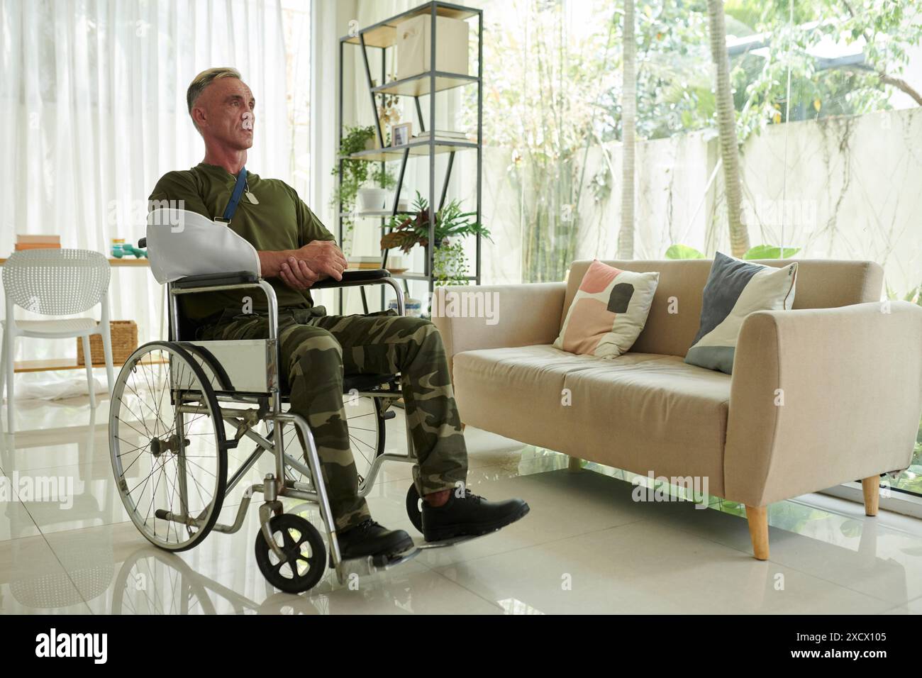 Wounded soldier rehabilitation hi-res stock photography and images - Alamy