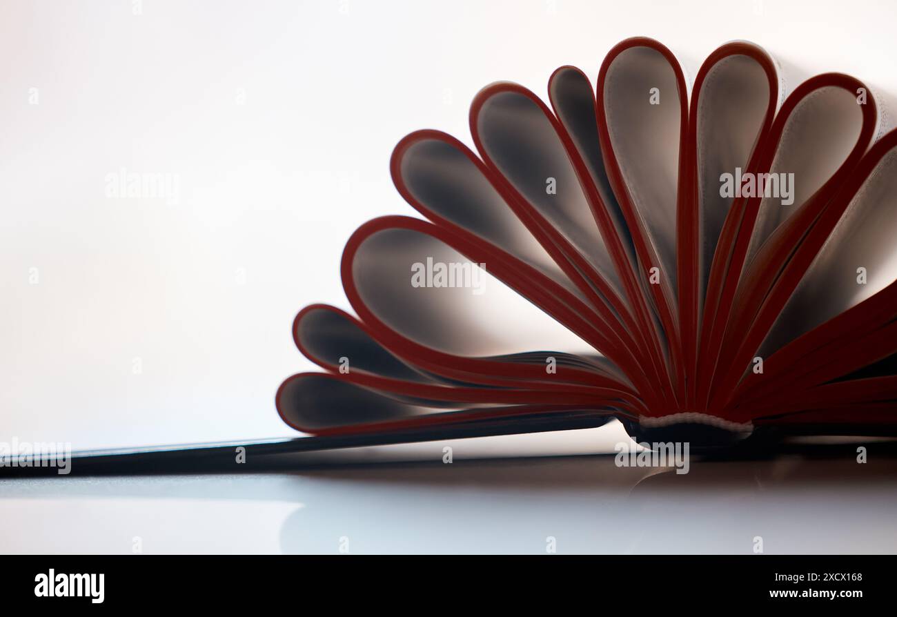 Book folded open spine hi-res stock photography and images - Alamy