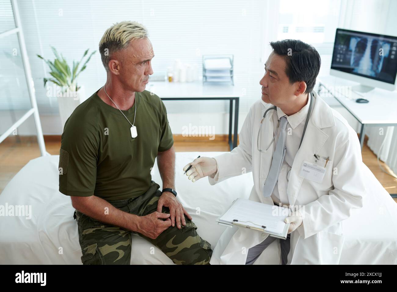 War treatment hi-res stock photography and images - Alamy