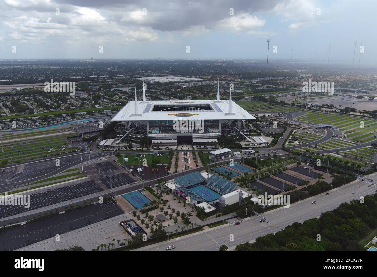General view of hard rock stadium hi-res stock photography and images ...
