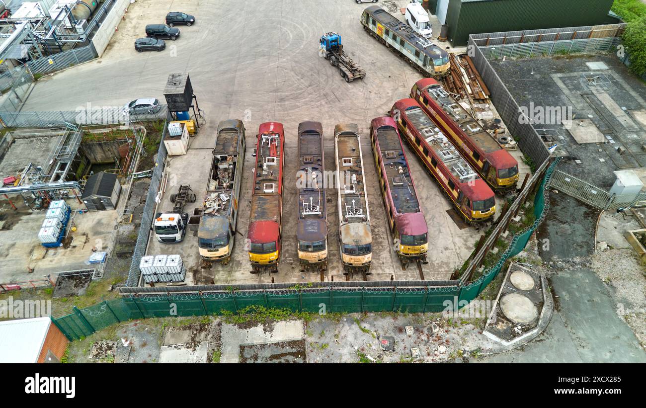 British Rail Class 90 electric locomotives built by British Rail ...