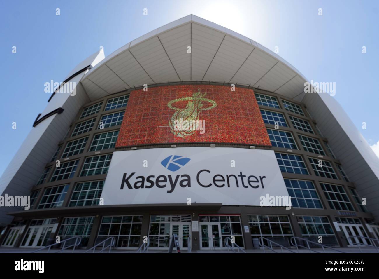 A general overall view of the Kaseya Center, Friday, Aug. 11, 2023, in ...