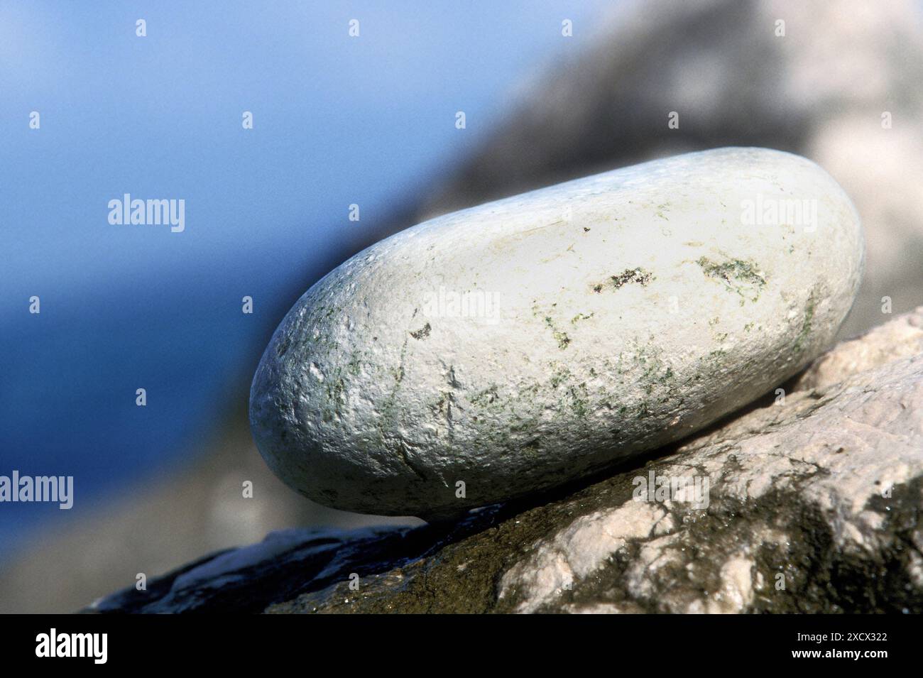 White chaulk stone Stock Photo - Alamy