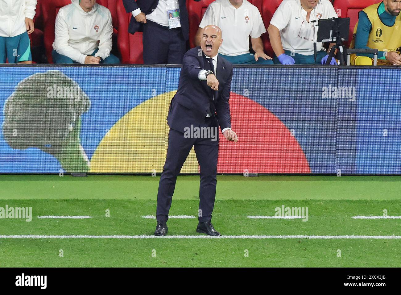 Head Coach Roberto Martinez of Portugal during the UEFA Euro 2024 ...