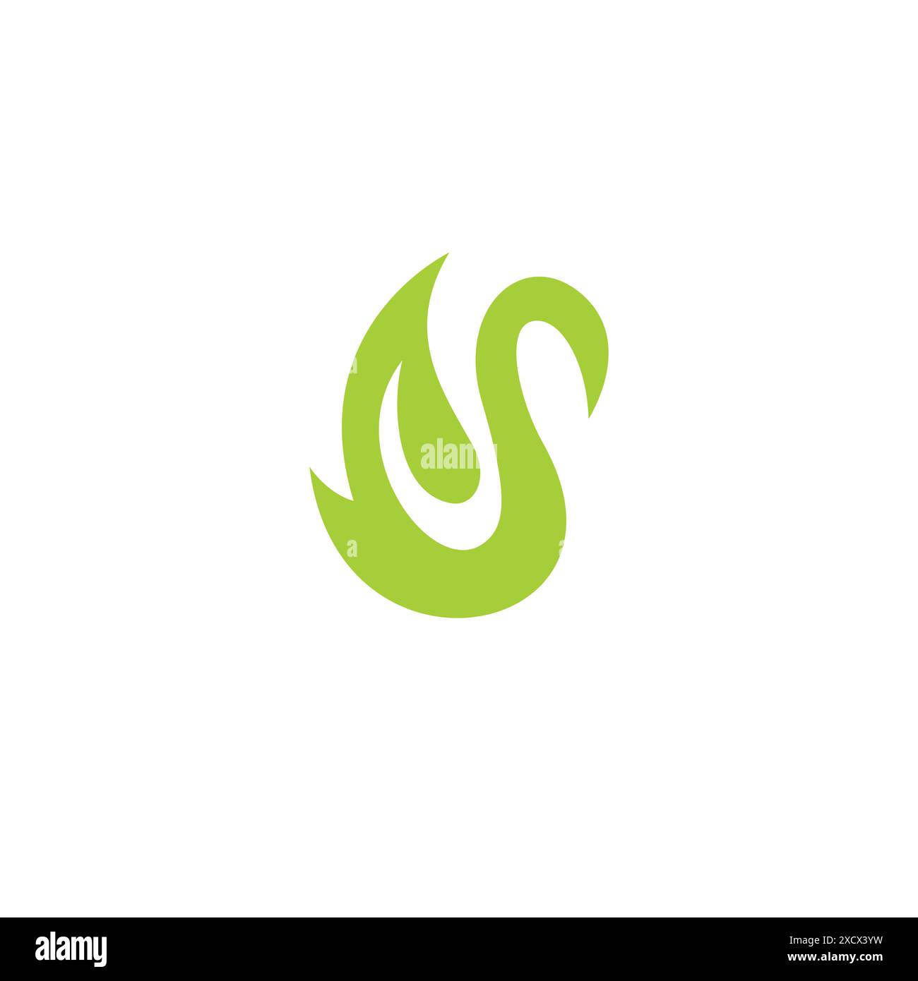 Swan creative logo Stock Vector Images - Alamy
