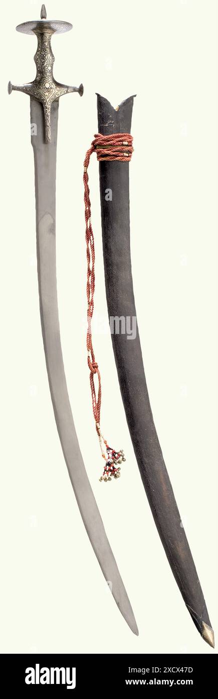 weapons, swords, Asian, talwar, 19th century, PROPERTY-RELEASED Stock ...