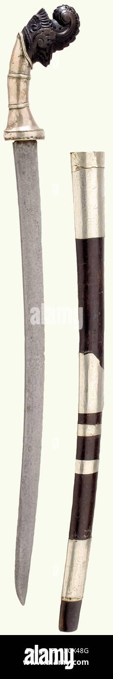 weapons, swords, Asian, klewang, 19th century, PROPERTY-RELEASED Stock ...
