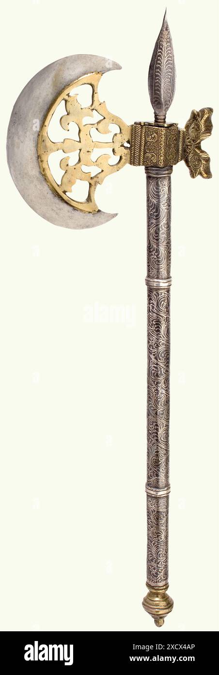 weapons, battle axe, 19th century, PROPERTY-RELEASED Stock Photo - Alamy