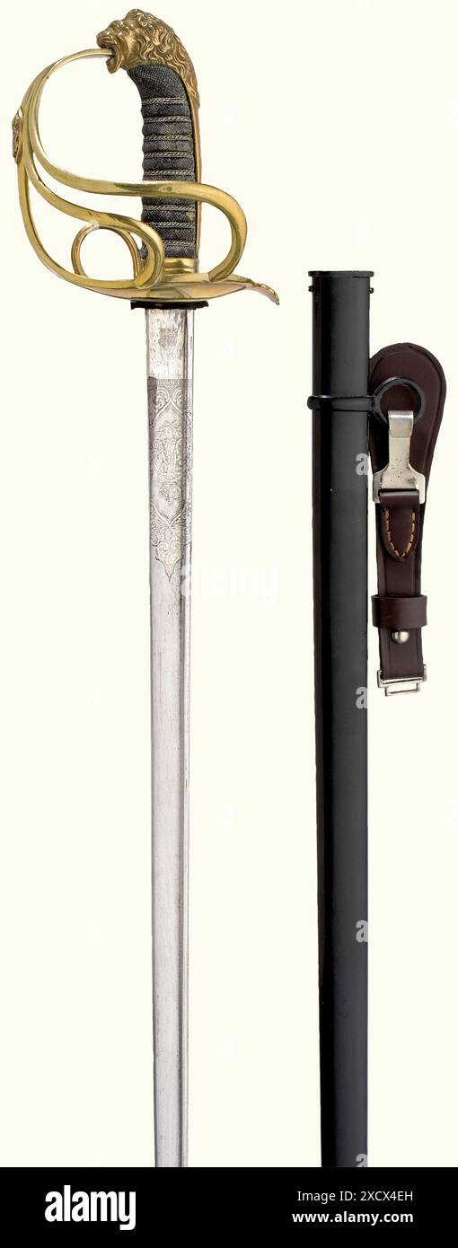 weapons, swords, backsword, 19th century, PROPERTY-RELEASED Stock Photo ...