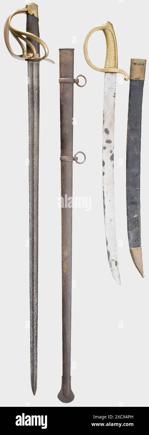 weapons, swords, backsword, PROPERTY-RELEASED Stock Photo - Alamy