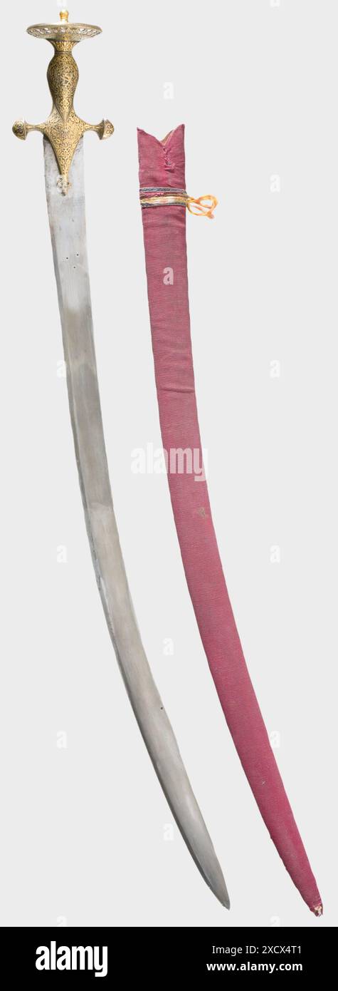weapons, swords, Asian, talwar, 18th century, PROPERTY-RELEASED Stock ...