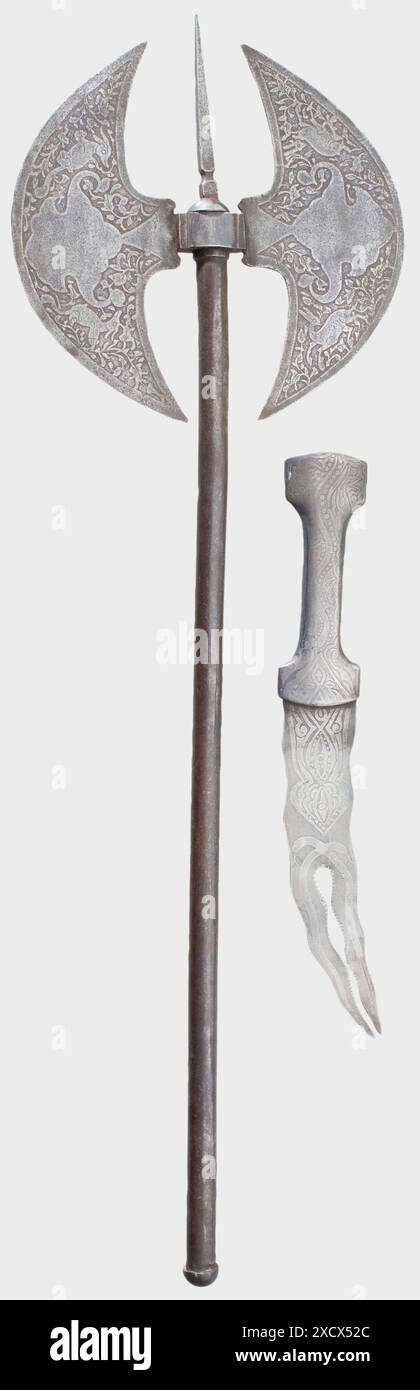weapons, battle axe, 19th century, PROPERTY-RELEASED Stock Photo - Alamy