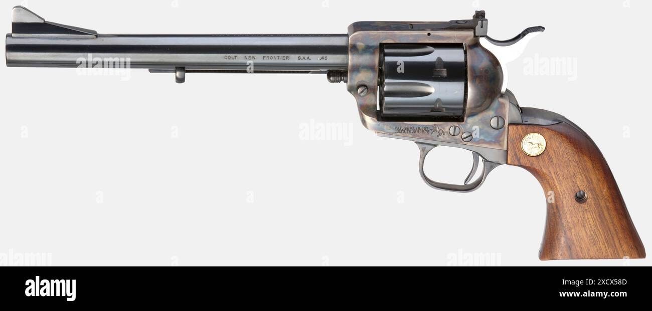 Small arms, revolvers, Colt Frontier Model SAA, calibre .45 inch ...