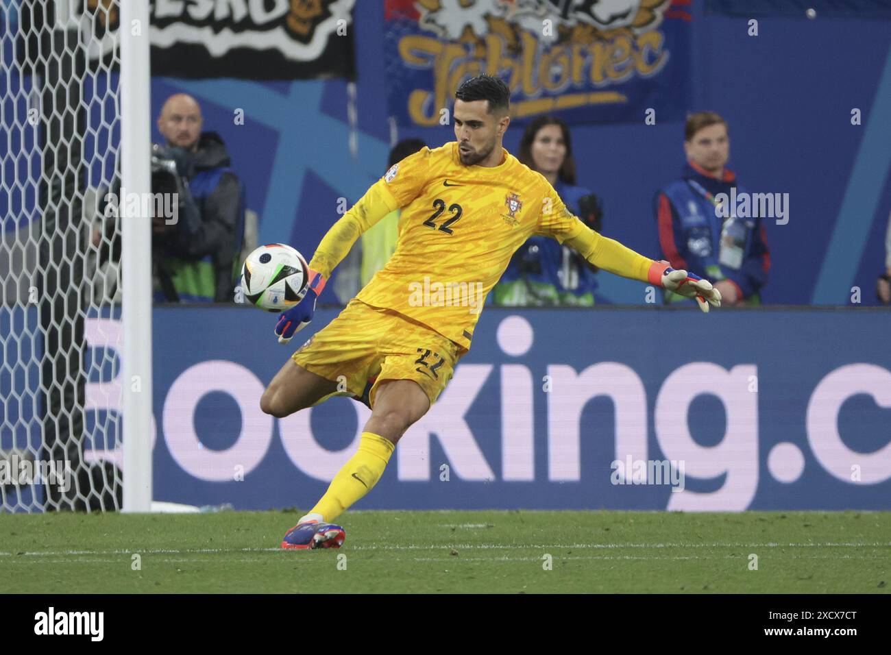 Portugal goalkeeper Diogo Costa during the UEFA Euro 2024, Group F ...