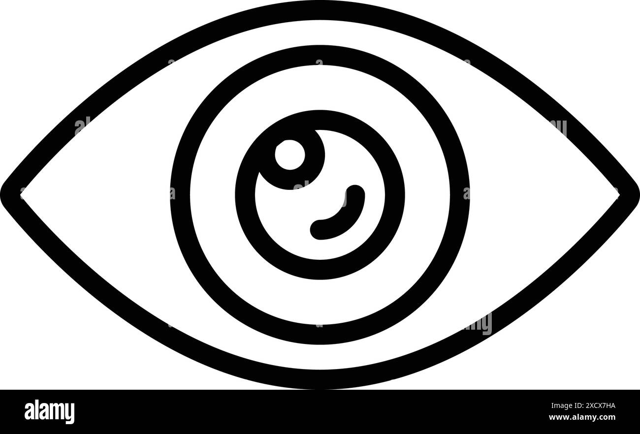 Icon for visible,sight Stock Vector Image & Art - Alamy