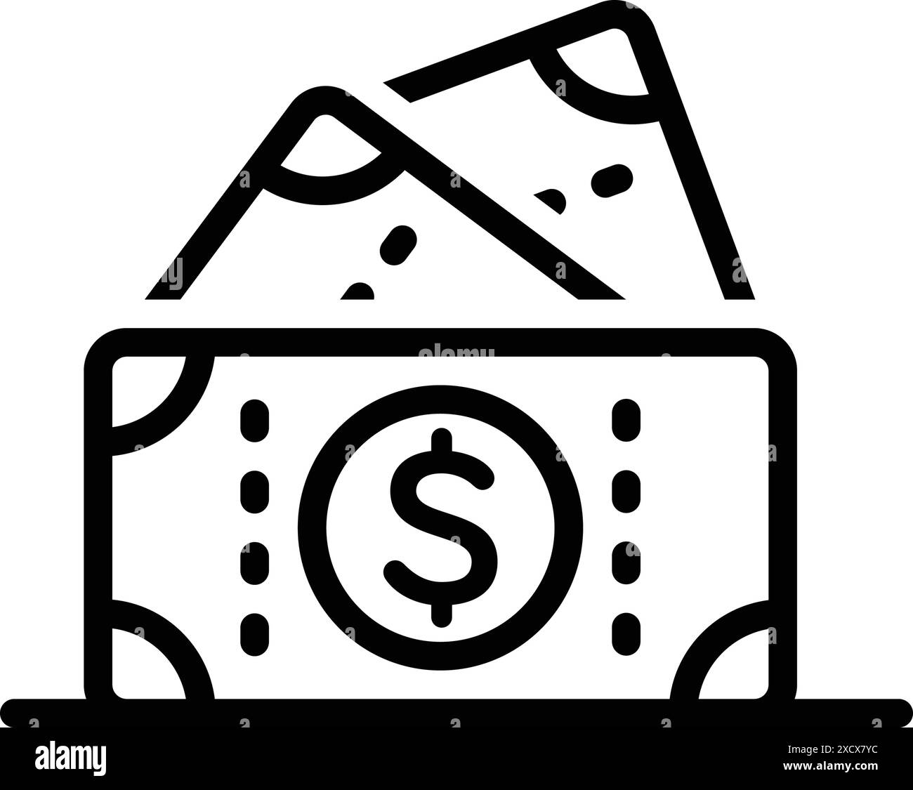 Money moolah Stock Vector Images - Alamy