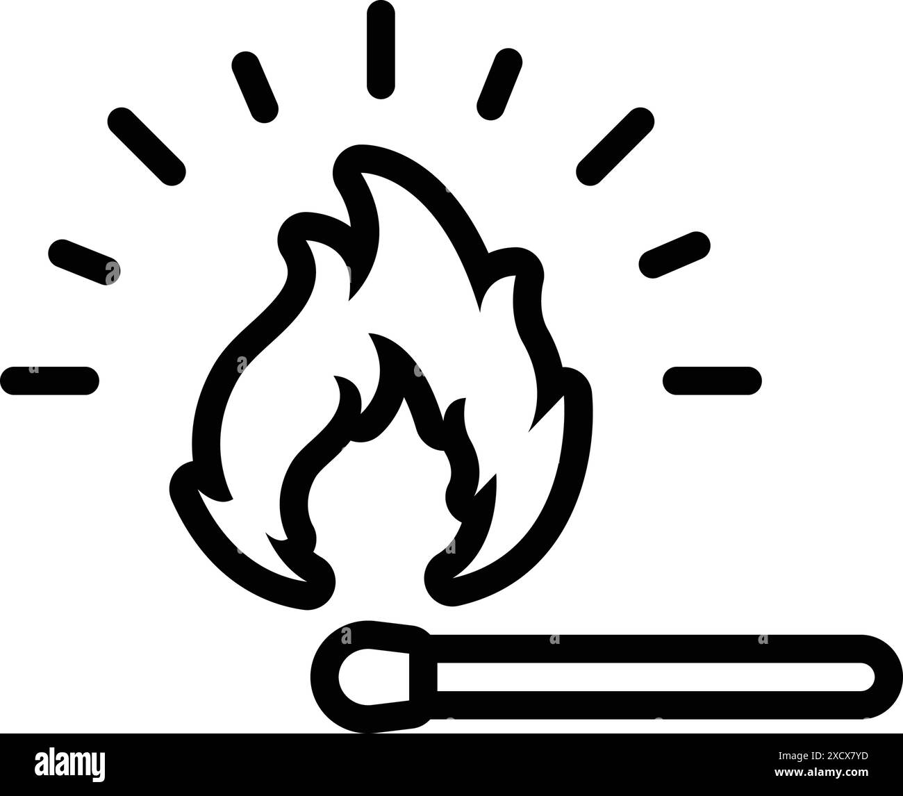 Matchstick illustration Black and White Stock Photos & Images - Alamy