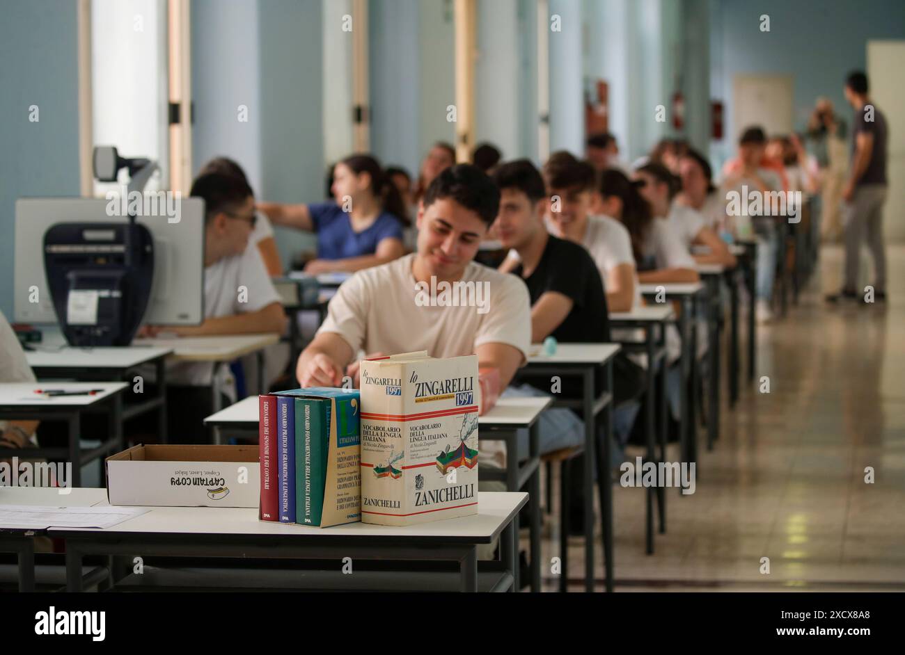 Naples, Italy. 19th June, 2024. For thousands of young students this ...