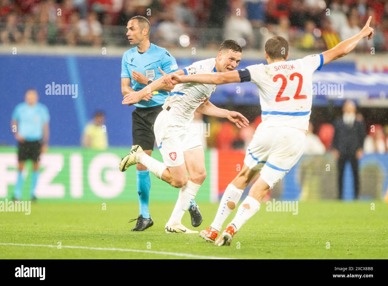 Leipzig, Germany. 18th, June 2024. Lukas Provod (14) of Czech Republic ...