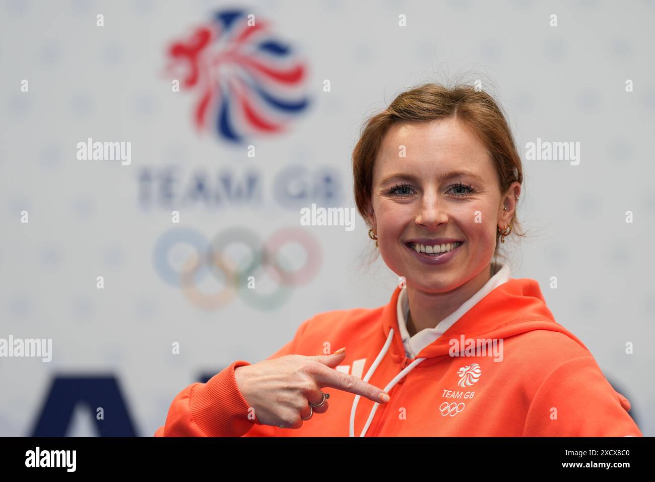 Georgia Taylor-Brown during a Team GB kitting out session ahead of the ...