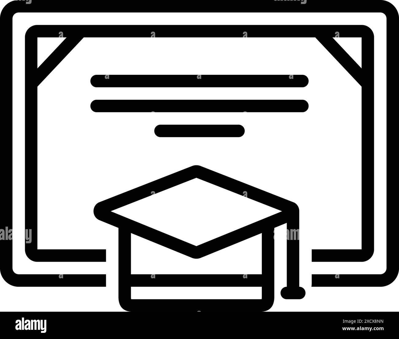 Certificate of academic achievement Black and White Stock Photos ...