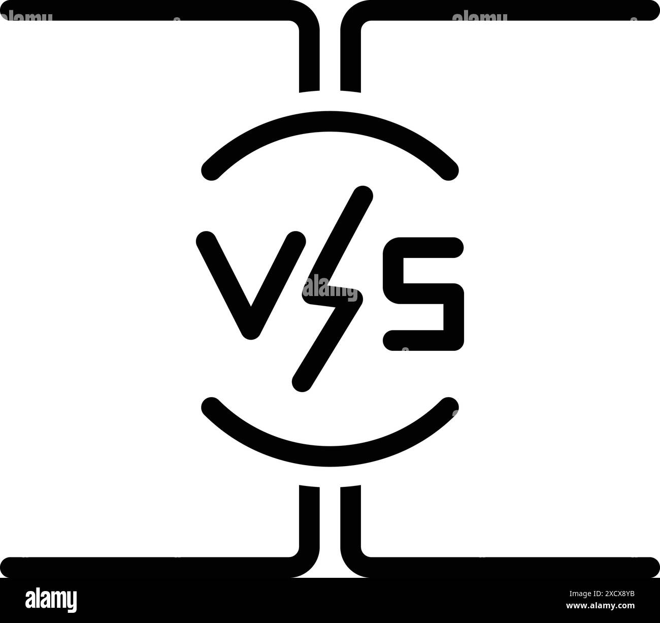 Icon for vs,versus Stock Vector Image & Art - Alamy
