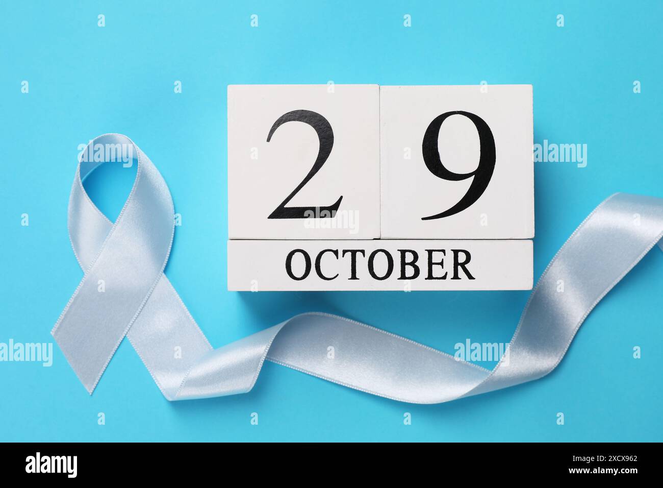 International Psoriasis Day - 29th of October. Block calendar and ...