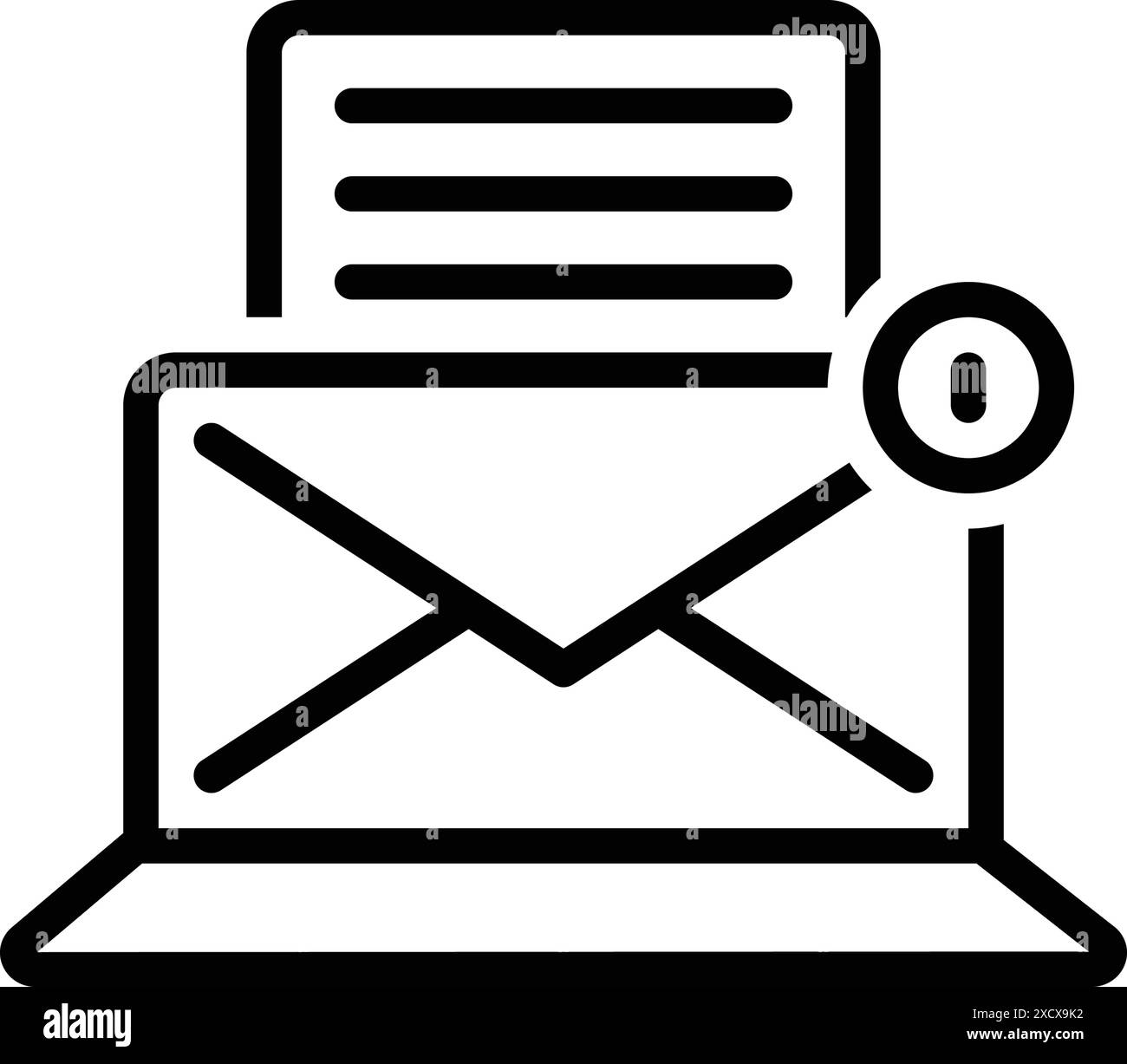Icon for e mail,post Stock Vector Image & Art - Alamy