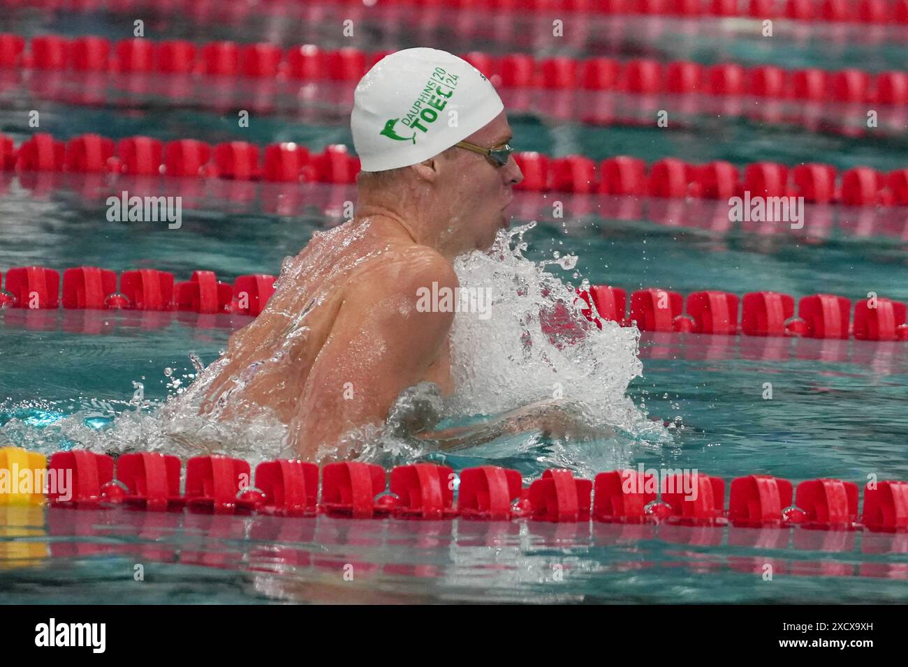 Chartres, France. 17th June, 2024. Léon Marchand 1st place, Men's 400 M ...