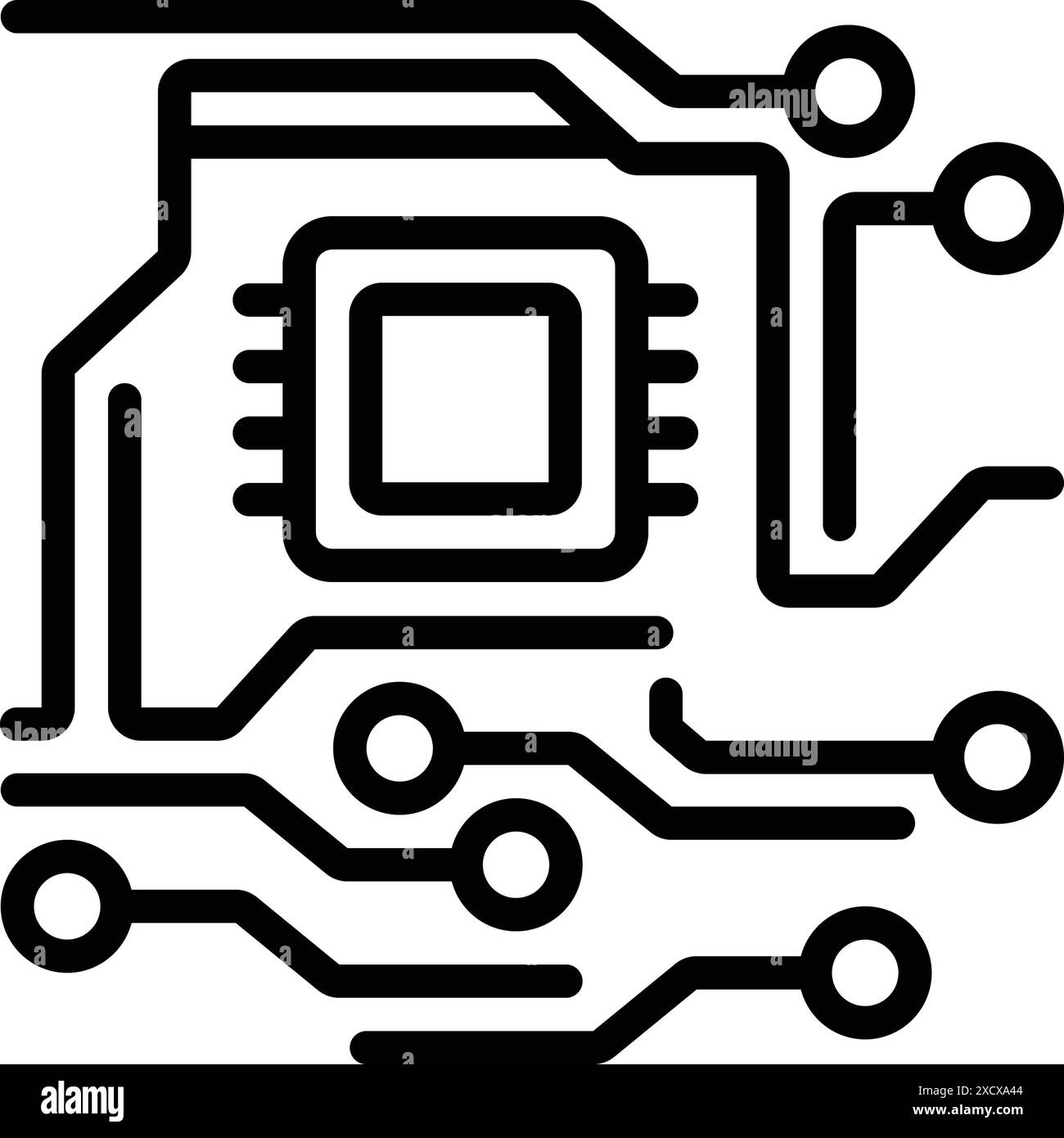 Icon for electronic,circuit Stock Vector Image & Art - Alamy