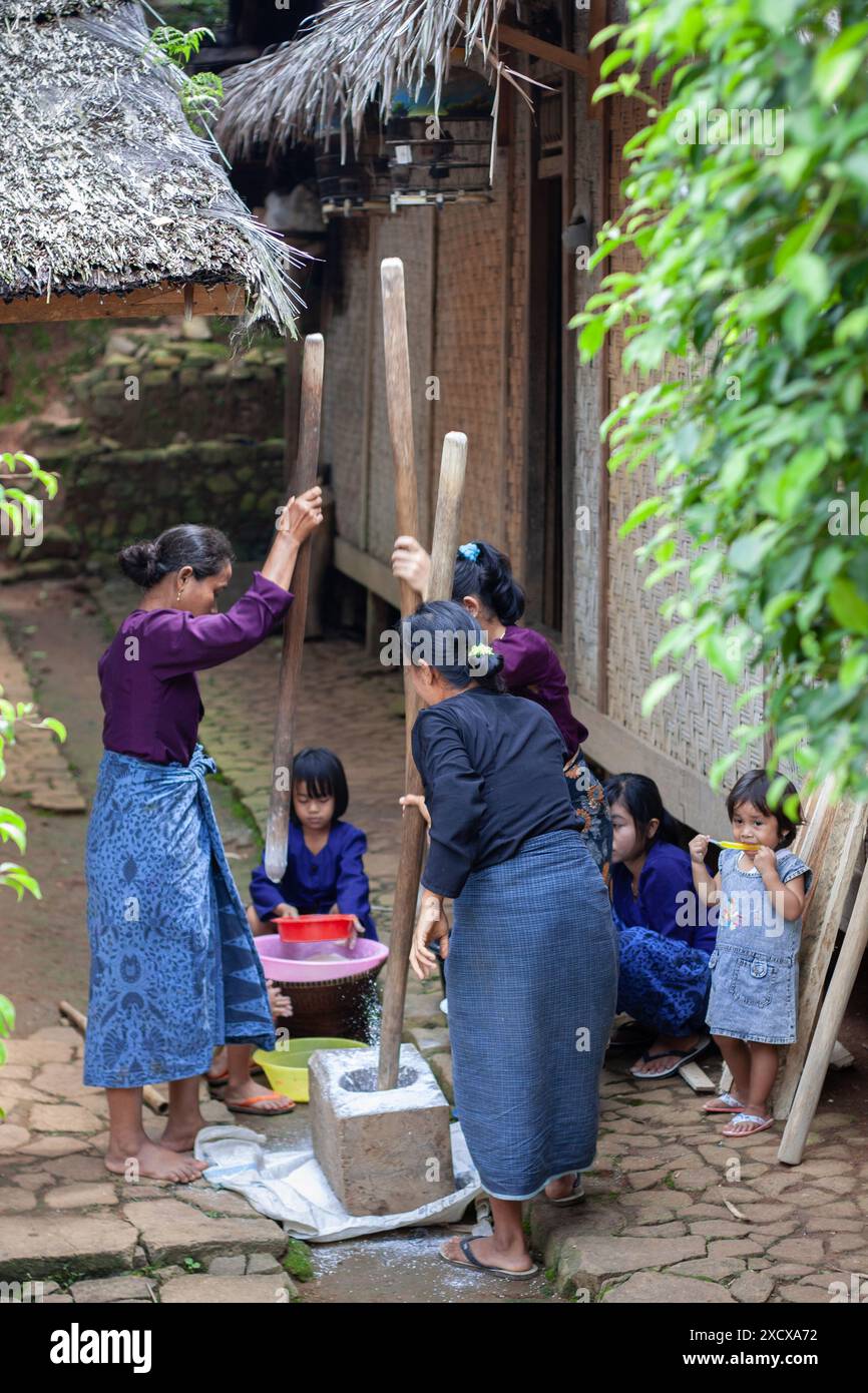 Desa Kanekes, Lebak, Banten, Indonesia - 21 December 2008: visiting ...