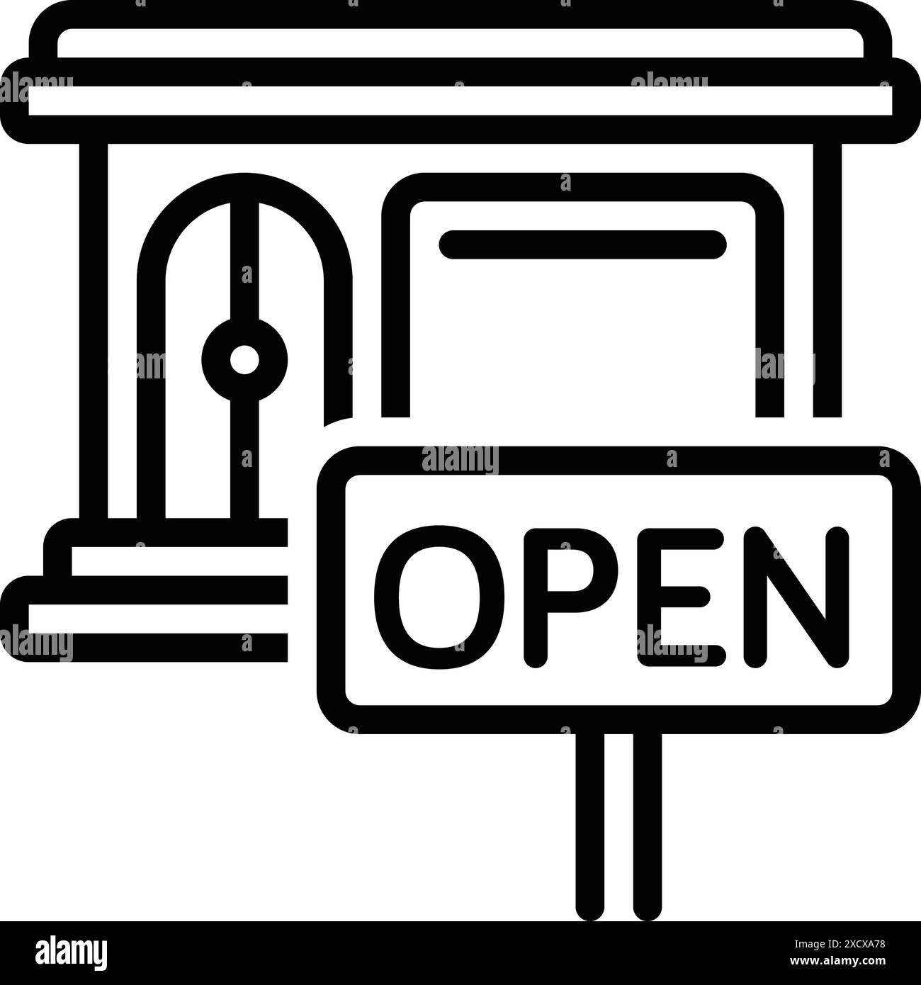 Icon for opening,inauguration Stock Vector Image & Art - Alamy