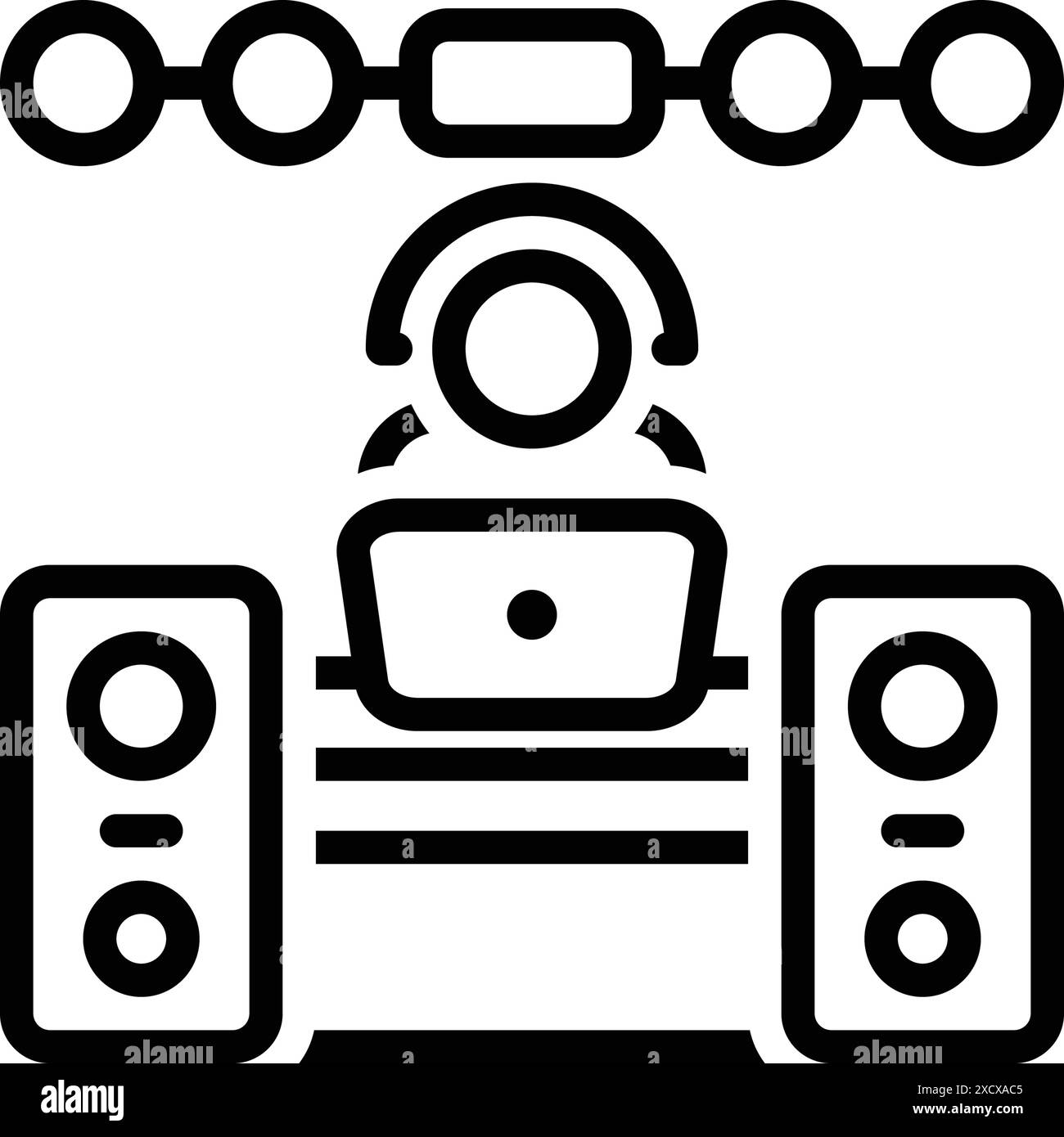 Sound system operator Stock Vector Images - Alamy
