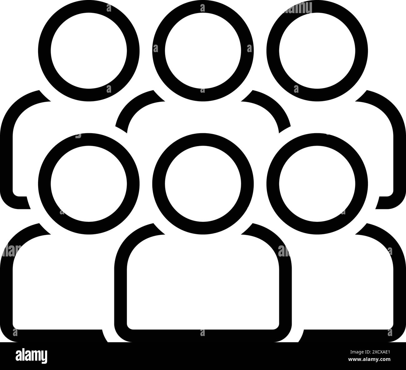 Horde of people Stock Vector Images - Alamy