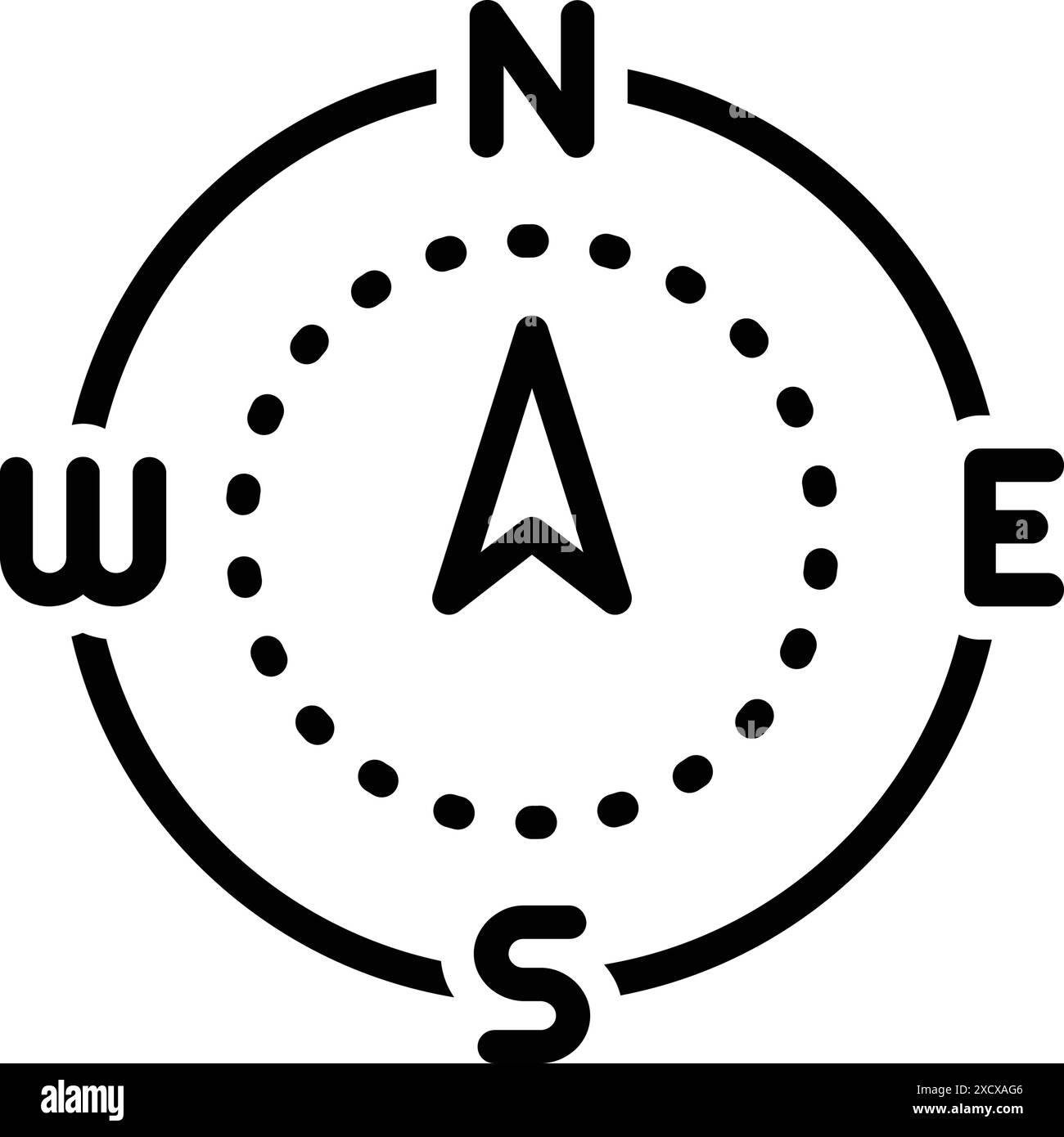 Directions compass Stock Vector Images - Alamy