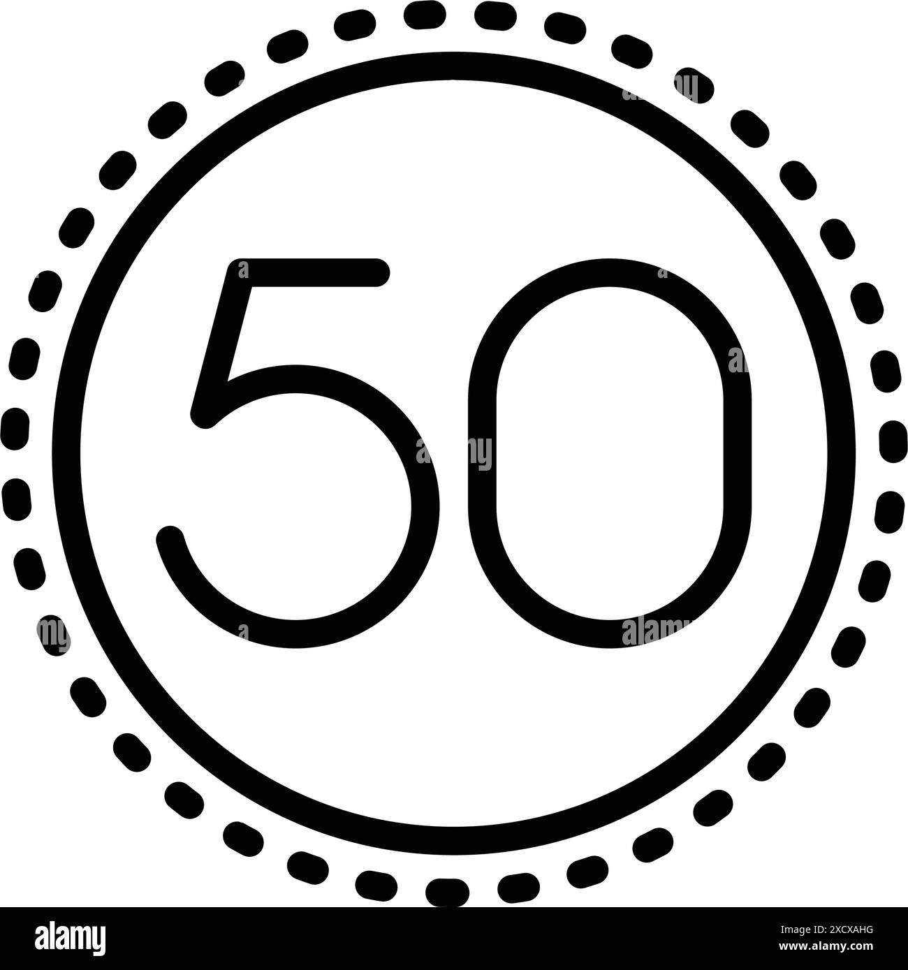 Icon for fifty,number Stock Vector Image & Art - Alamy