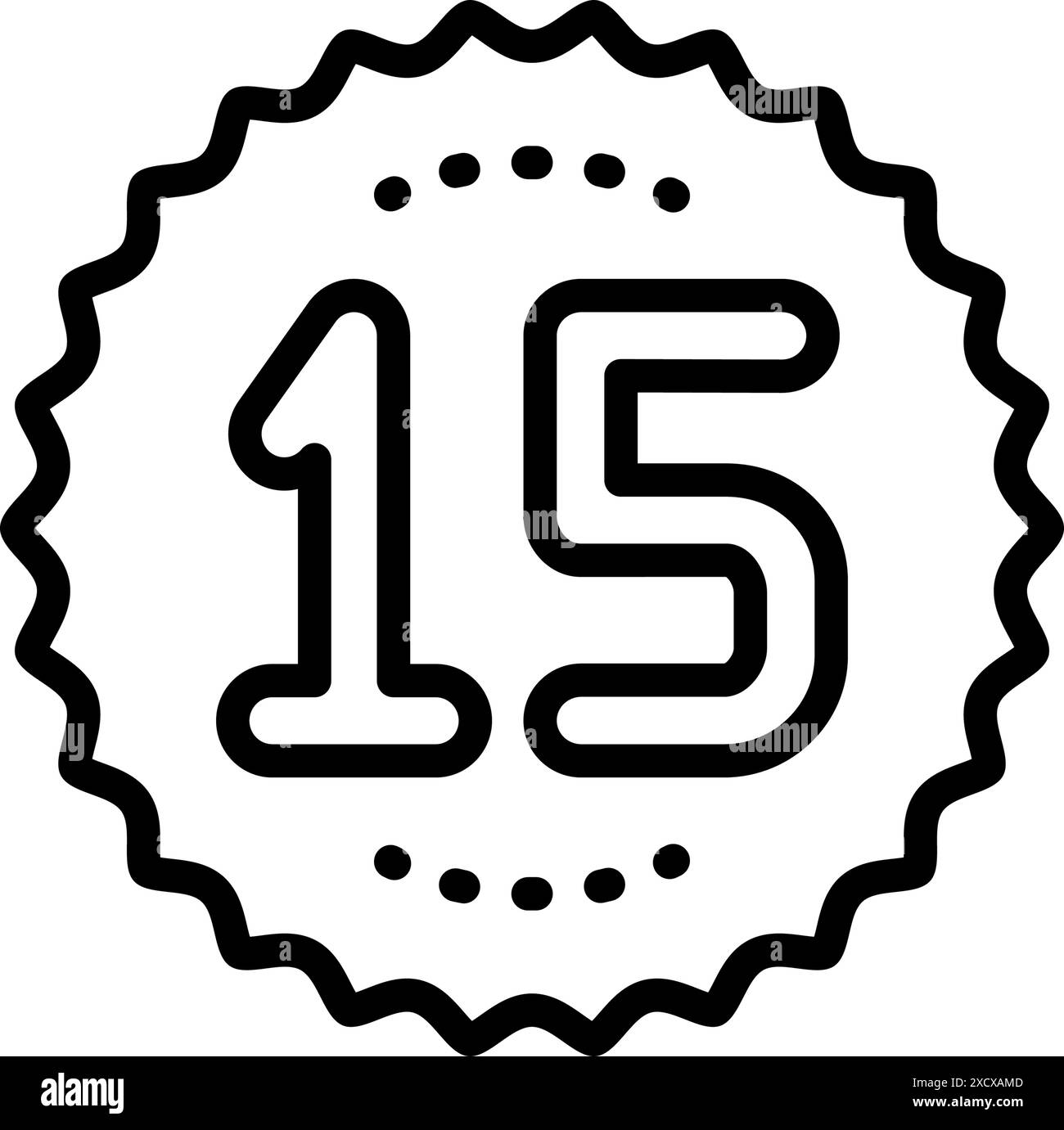 Icon for fifteen,age Stock Vector Image & Art - Alamy