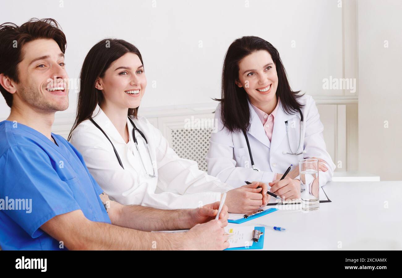 Successful team mixed race doctors hi-res stock photography and images ...