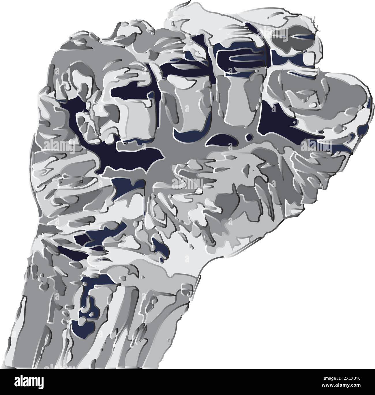 Mans powerful steel punch hi-res stock photography and images - Alamy