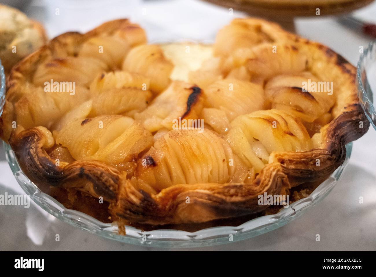 Homemade apple pie at Pages & Sips, cafe restaurant bookshop with ...