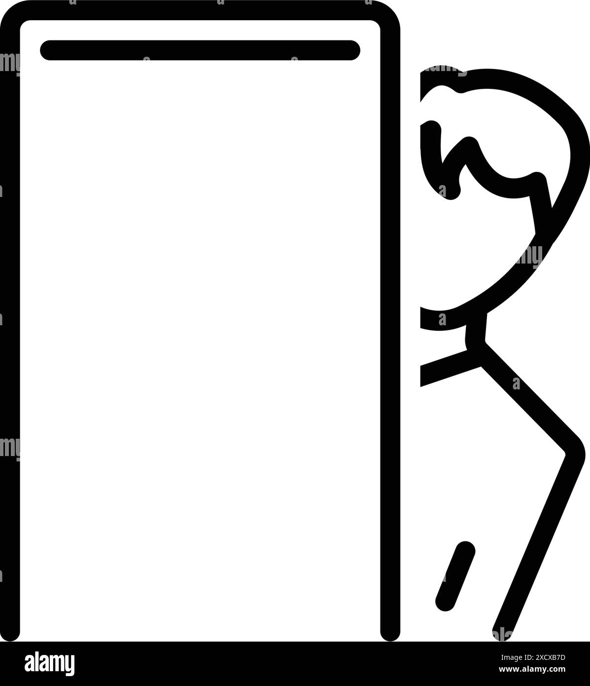 Peep glimpse Stock Vector Images - Alamy