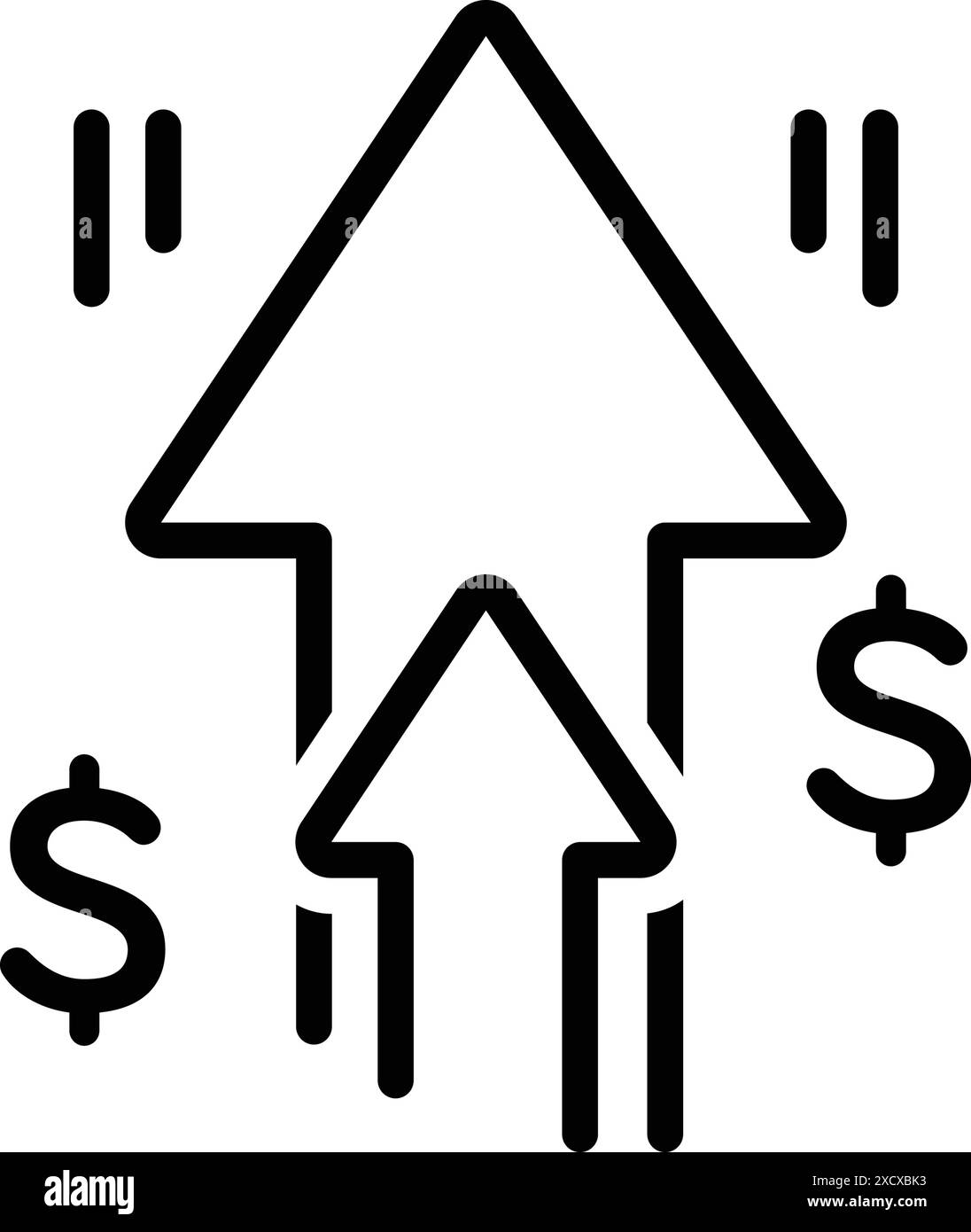 Icon for increased,enhanced Stock Vector Image & Art - Alamy
