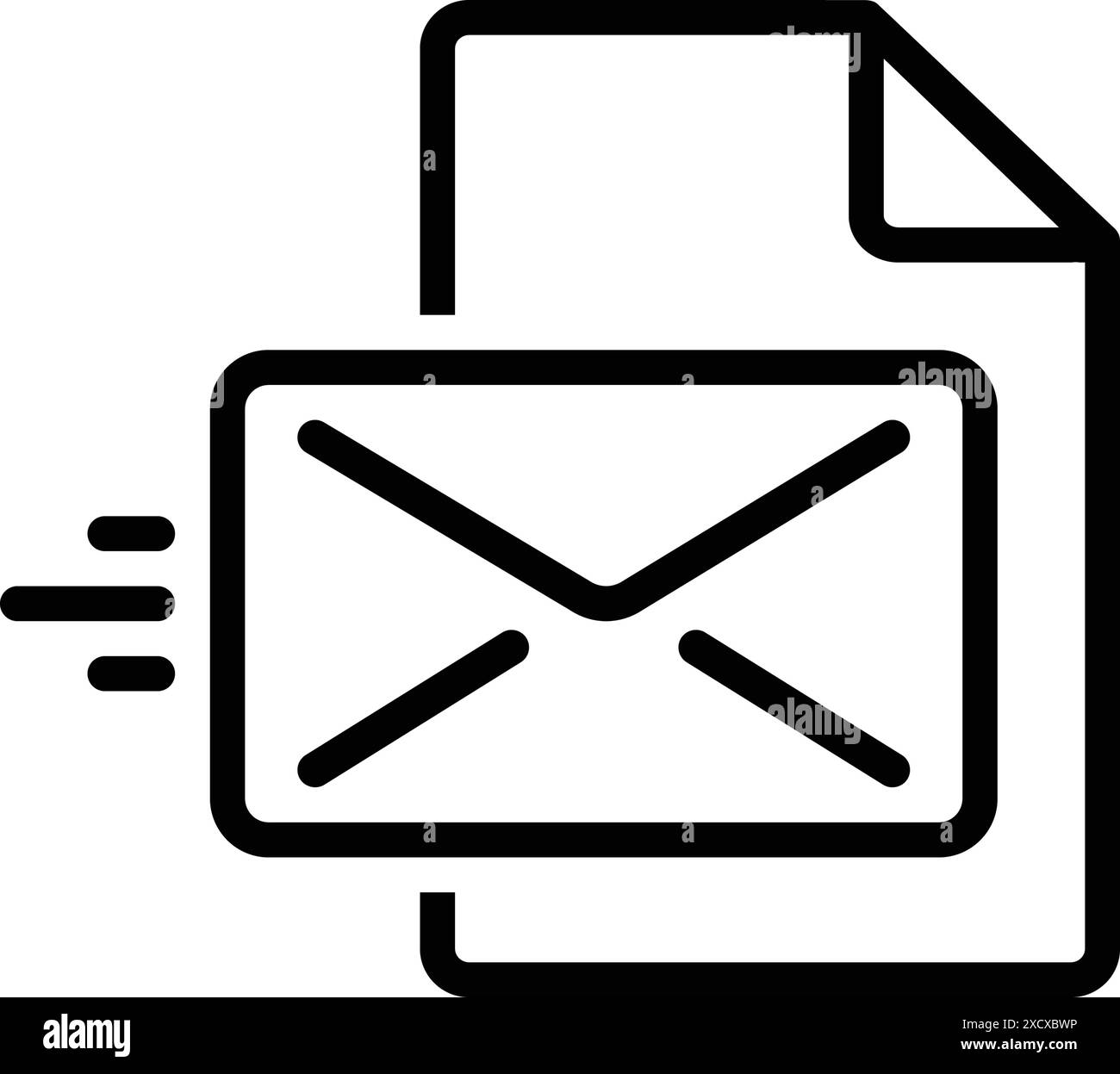 Icon for letter,sheet Stock Vector Image & Art - Alamy