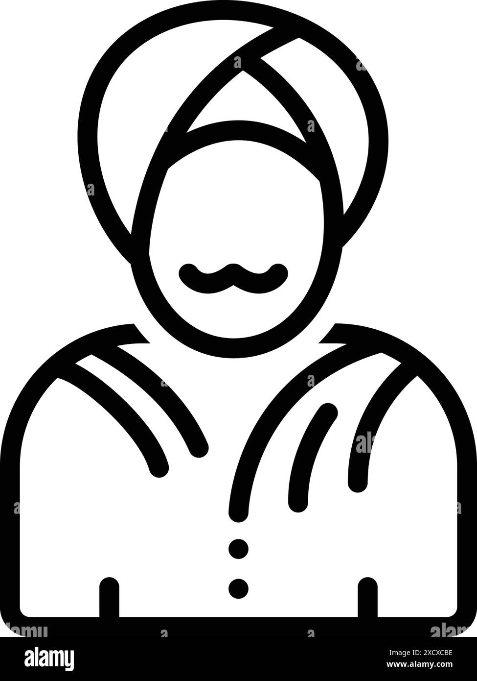 Icon for indian,turban Stock Vector Image & Art - Alamy