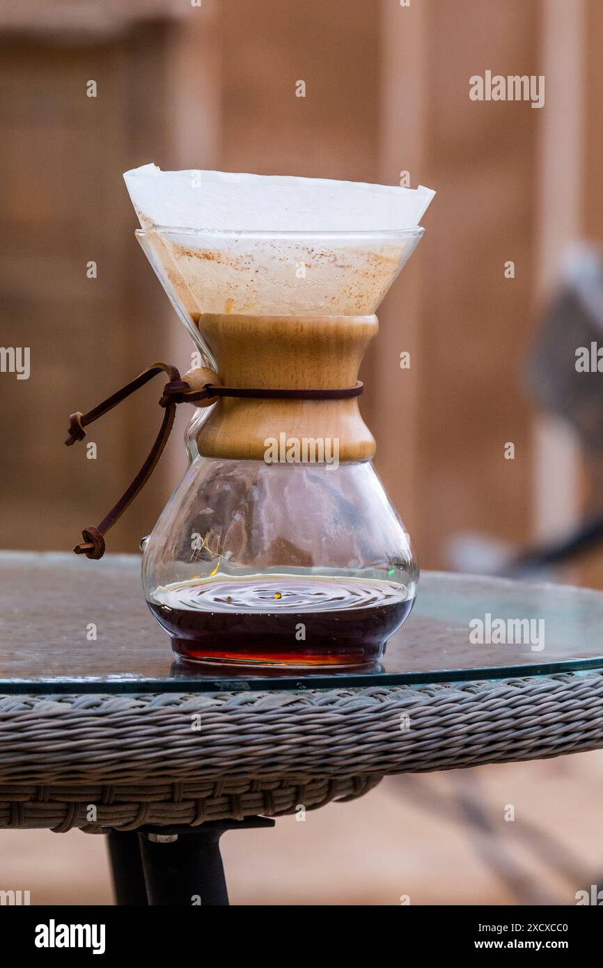 Dripping into white cup hi-res stock photography and images - Alamy
