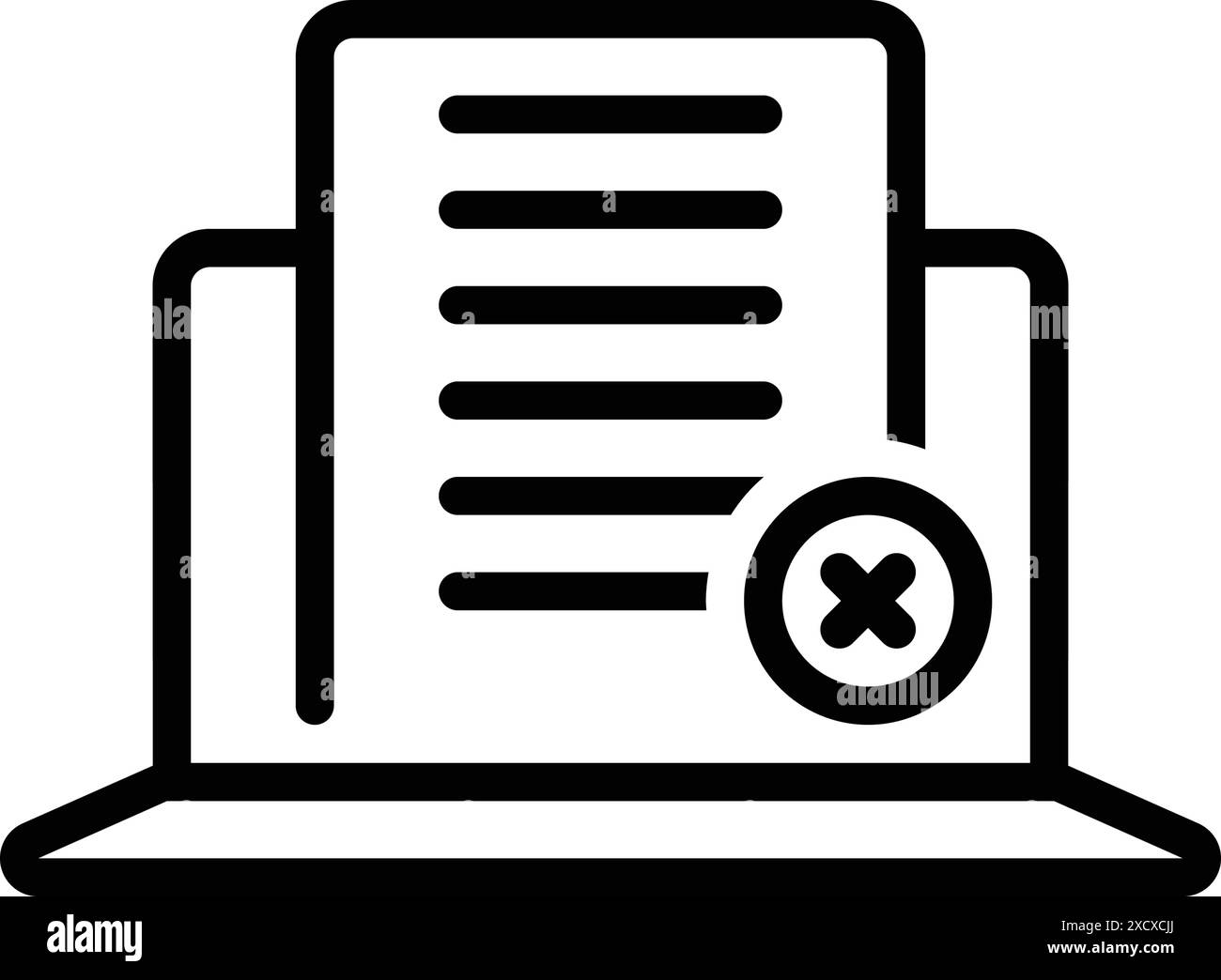 Icon for deny,refuse Stock Vector Image & Art - Alamy