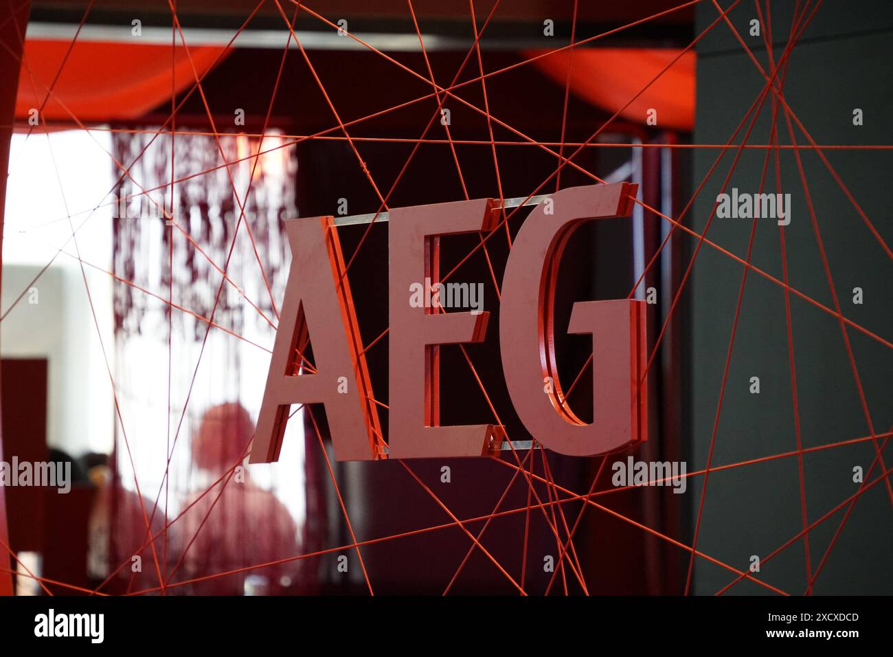SHANGHAI, CHINA - JUNE 19, 2024 - The exhibition area of German home ...