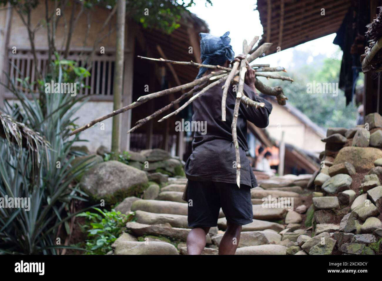 Desa Kanekes, Lebak, Banten, Indonesia - 21 December 2008: visiting ...