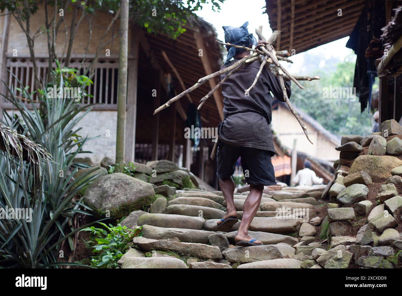 Desa Kanekes, Lebak, Banten, Indonesia - 21 December 2008: visiting ...