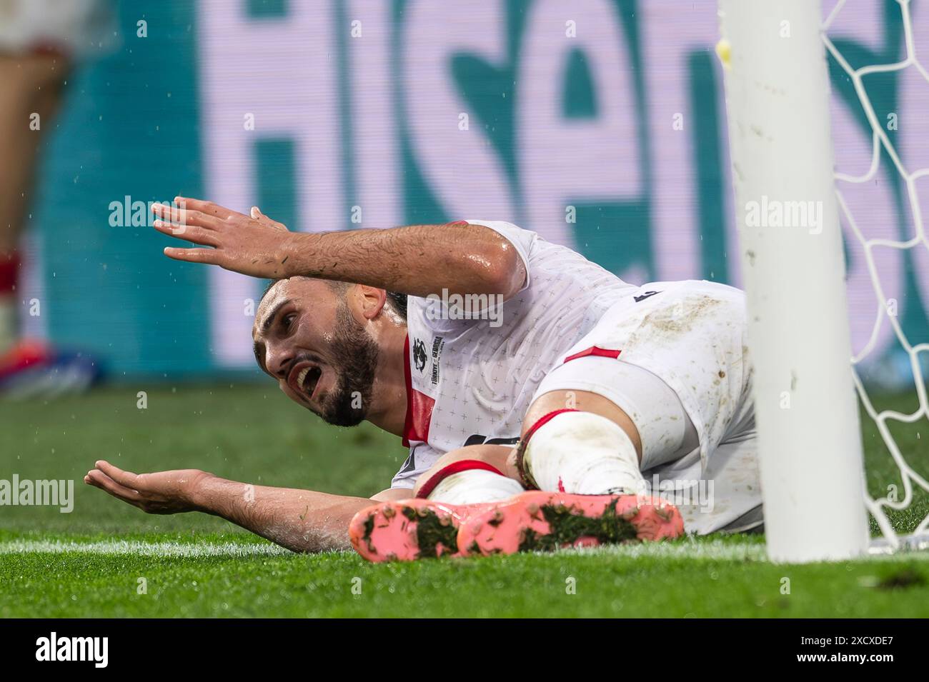 Giorgi Kochorashvili (Georgia) during the UEFA Euro Germany 2024 match ...